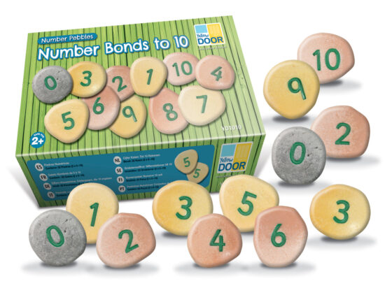 Jumbo Number Pebbles - two sets of numbers 0 to 10