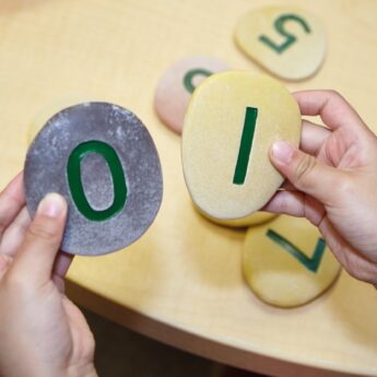 Jumbo Number Pebbles - two sets of numbers 0 to 10
